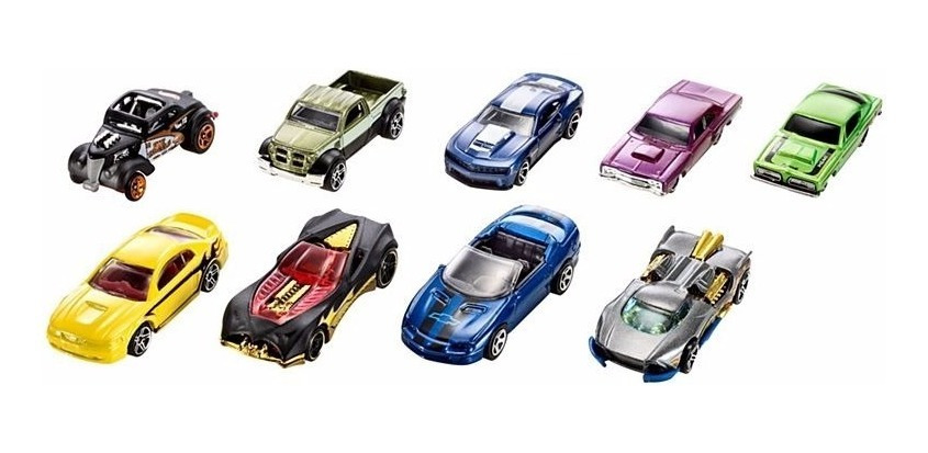 Pack De 10 Autitos Básicos – Hot Wheels – Digamo.uy