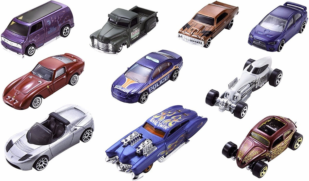 Pack De 10 Autitos Básicos – Hot Wheels – Digamo.uy